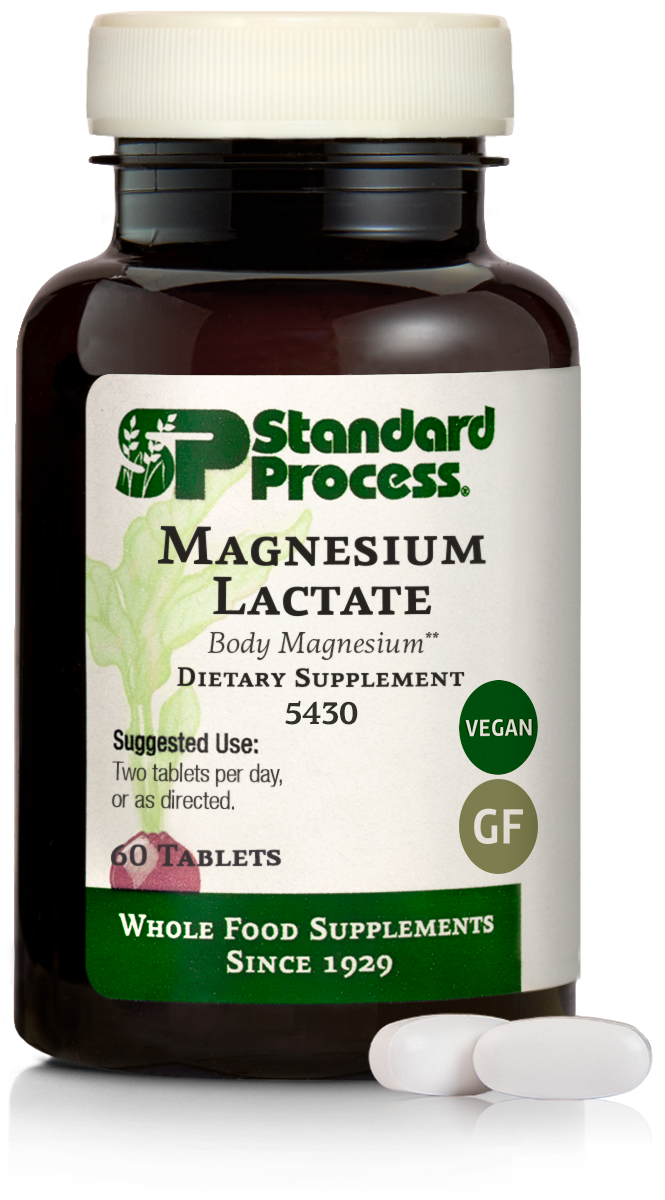 Magnesium Lactate, 60 Tablets – The Hayden Institute Online Dispensary